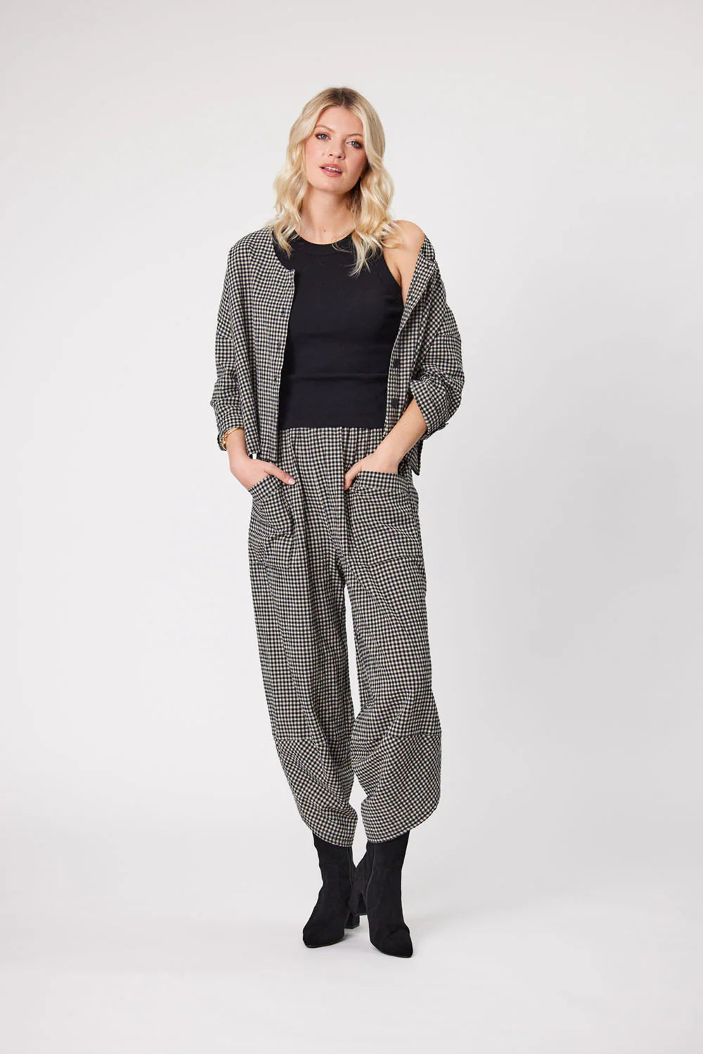 Thelma Jacket Gingham - LEMON TREE – LUMA